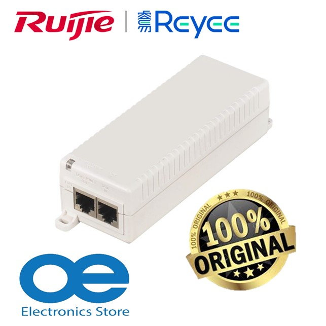 RUIJIE REYEE RG-E-120(GE) Network 1 Port Gigabit PoE Adaptor (802.3af ...