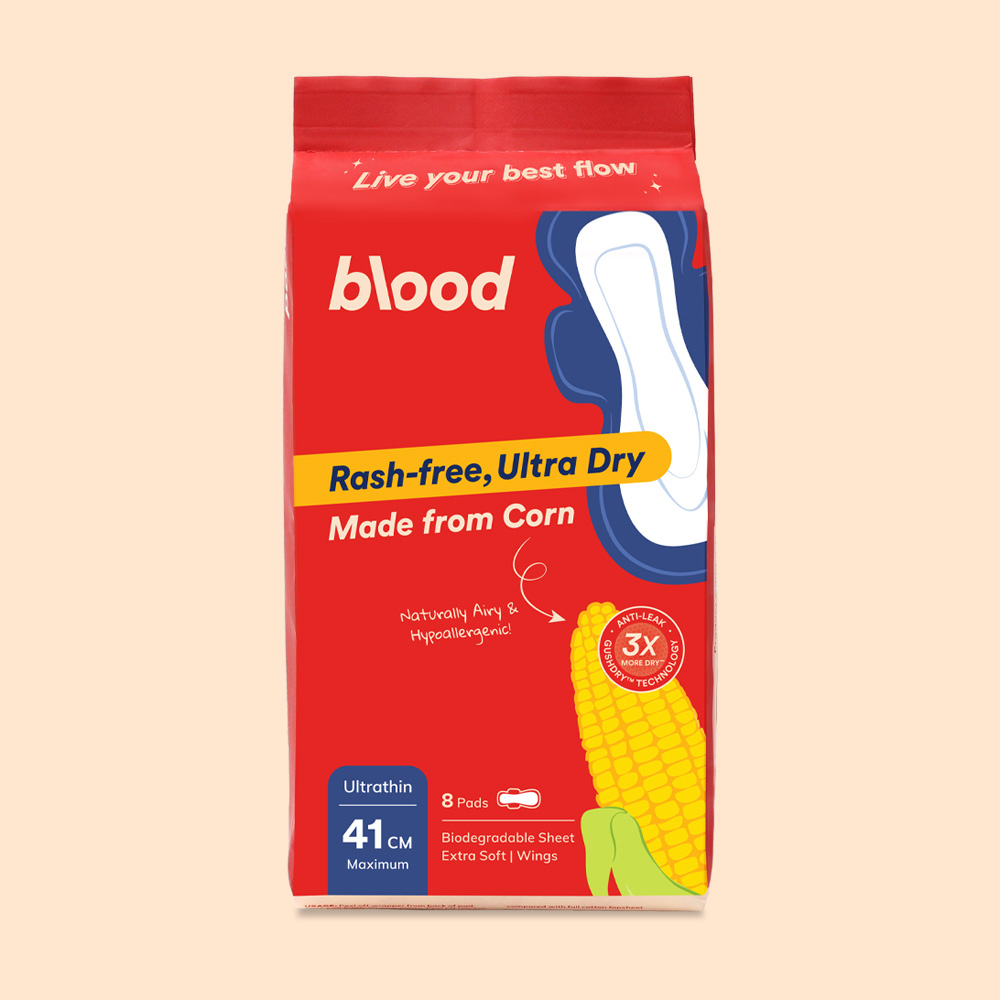 Blood Sanitary Pads 卫生棉 Made With 100% Corn (25cm | 29cm | 33cm | 41cm ...