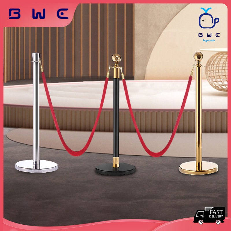 【BWE】1.5m Velvet Rope Crowd Control Belt Stanchion Post Queue Line ...