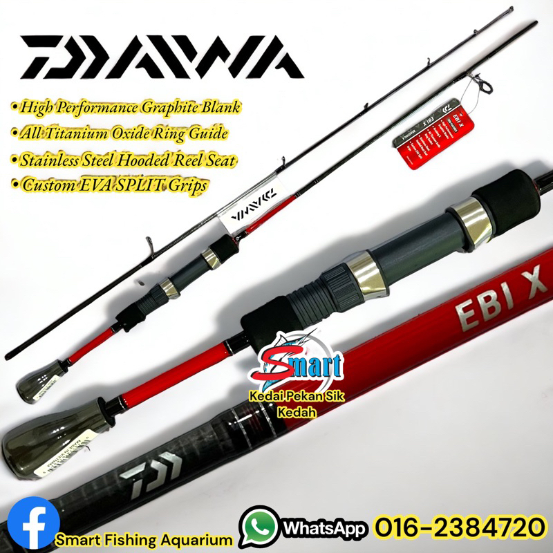 20” DAIWA EBI X SPINNING FISHING ROD | Shopee Malaysia