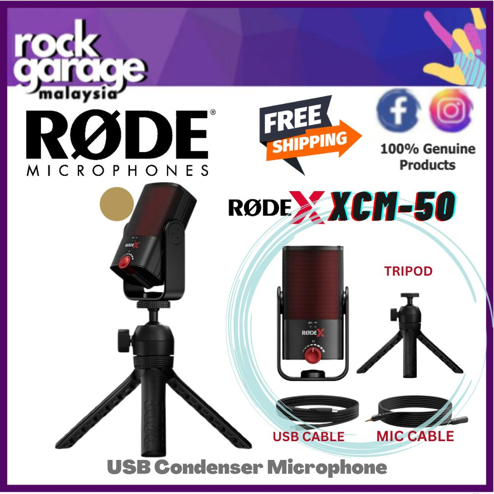 Rode XCM-50 USB Condenser Microphone ( XCM 50 / XCM50 ) | Shopee Malaysia