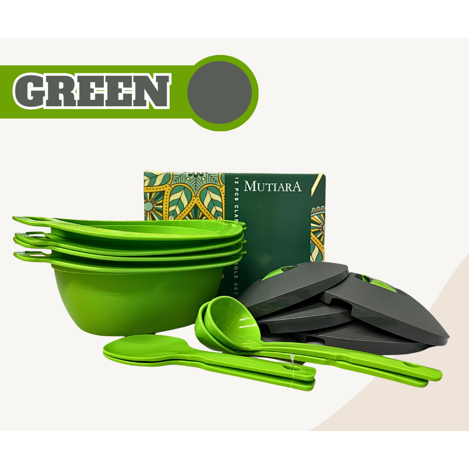 Mutiara 12 Pcs Classic Casserole Set – Kitchen, Cookware, Gifting ...