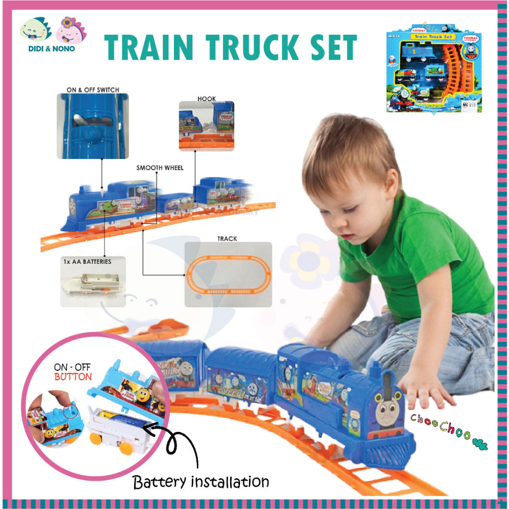 Kids Electric Railway Train Tracks Gauge Electric Train Set | Shopee ...