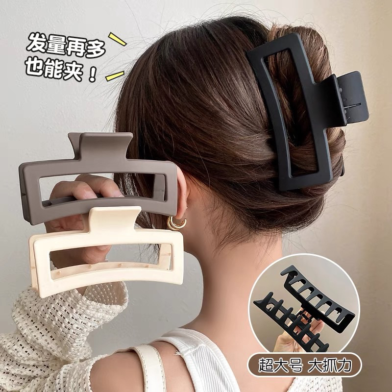 Super Big Size Square Hair Clip Besar Penyepit Rambut Hair Accessories ...