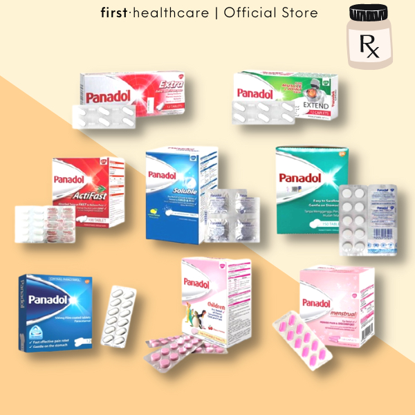 [READY STOCK!] Panadol Regular/ActiFast/Soluble/Extend/Optizorb/Extra ...