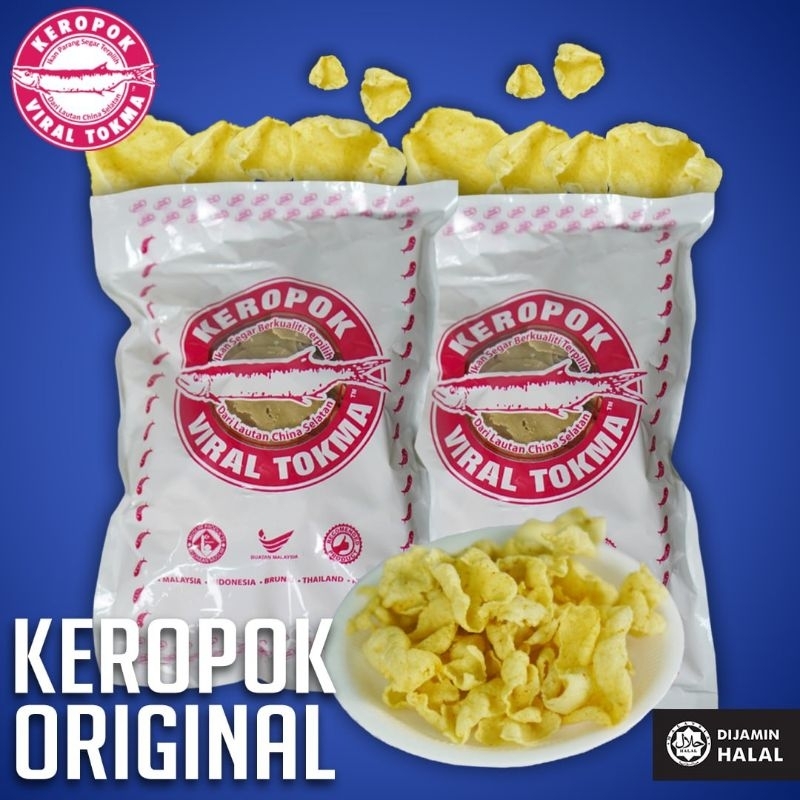KEROPOK VIRAL TOKMA PAKEJ EJEN 23 pack (220g/pack) + free sos pencicah ...