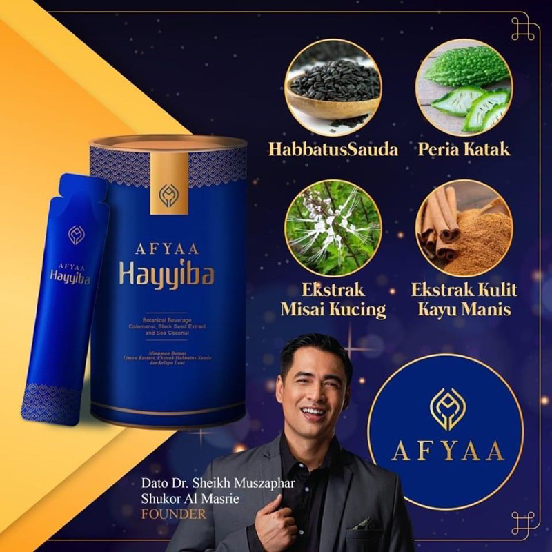 Afyaa Hayibba 100% Original with box | Shopee Malaysia