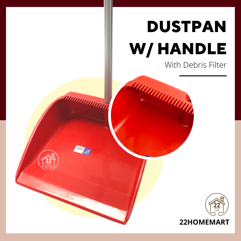 Heavy Duty Dustpan with Debris Filer with Handle Penyodok Sampah 垃圾斗 ...