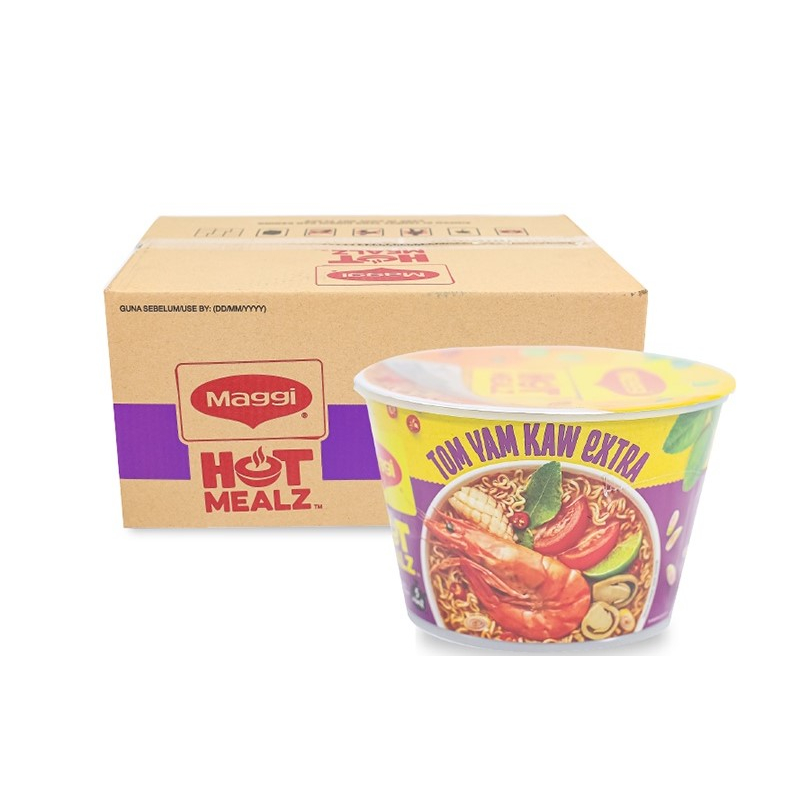 MAGGI HOT MEALZ TOM YAM KAW EXTRA ( 12 X 96G ) | Shopee Malaysia