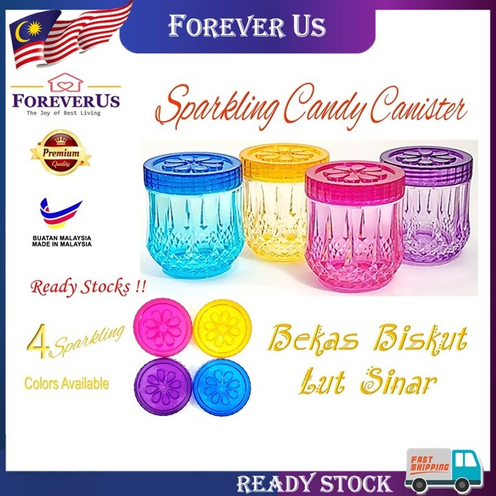 Bekas Kuih / Sparkling Candy Canister / Premium Cookies Container ...