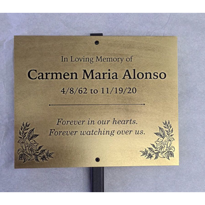 Stainless steel/ bronze/ brass plate with color paint (etching)/Custom ...
