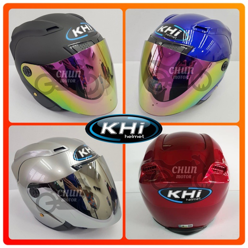 100% ORIGINAL Helmet KHI K12.1 Helmet Motor with CLEAR Visor (SIRIM ...