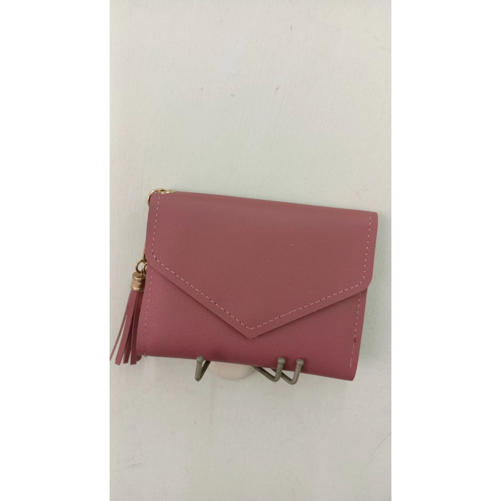 Woman Trifold Mini Small Short Purse Wallet Bag Pouch Beg Women Duit ...