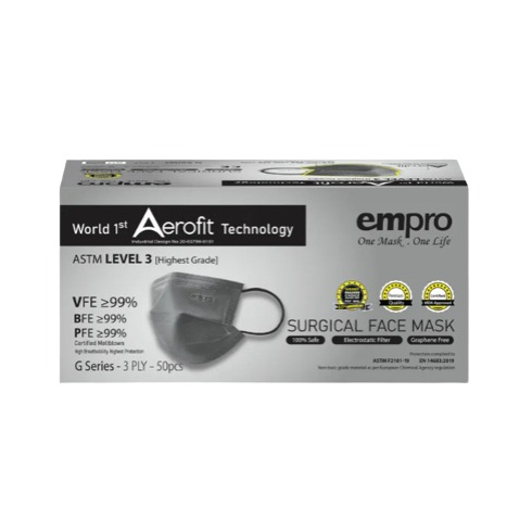 Empro Surgical Face Mask Aerofit G Series 3 PLY Face Mask (50 pcs ...