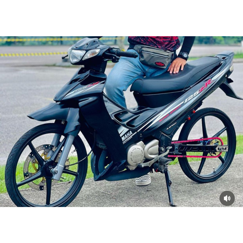 COVERSET ORIGINAL HONG LEONG YAMAHA (HLY) 125 125Z 125ZR HITAM SKALA ...