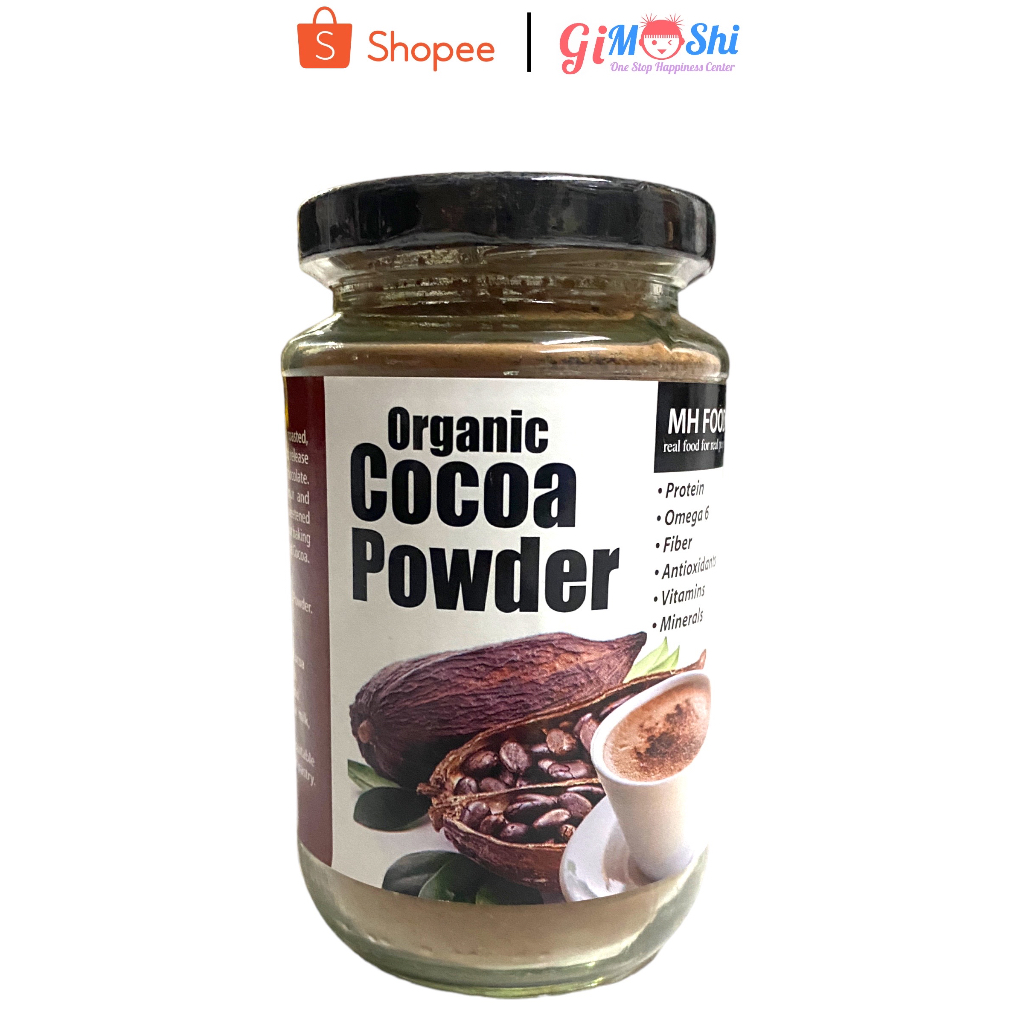 MH Food Organic Unsweetened Cocoa Powder 100% Pure Cocoa Powder - 140gm ...
