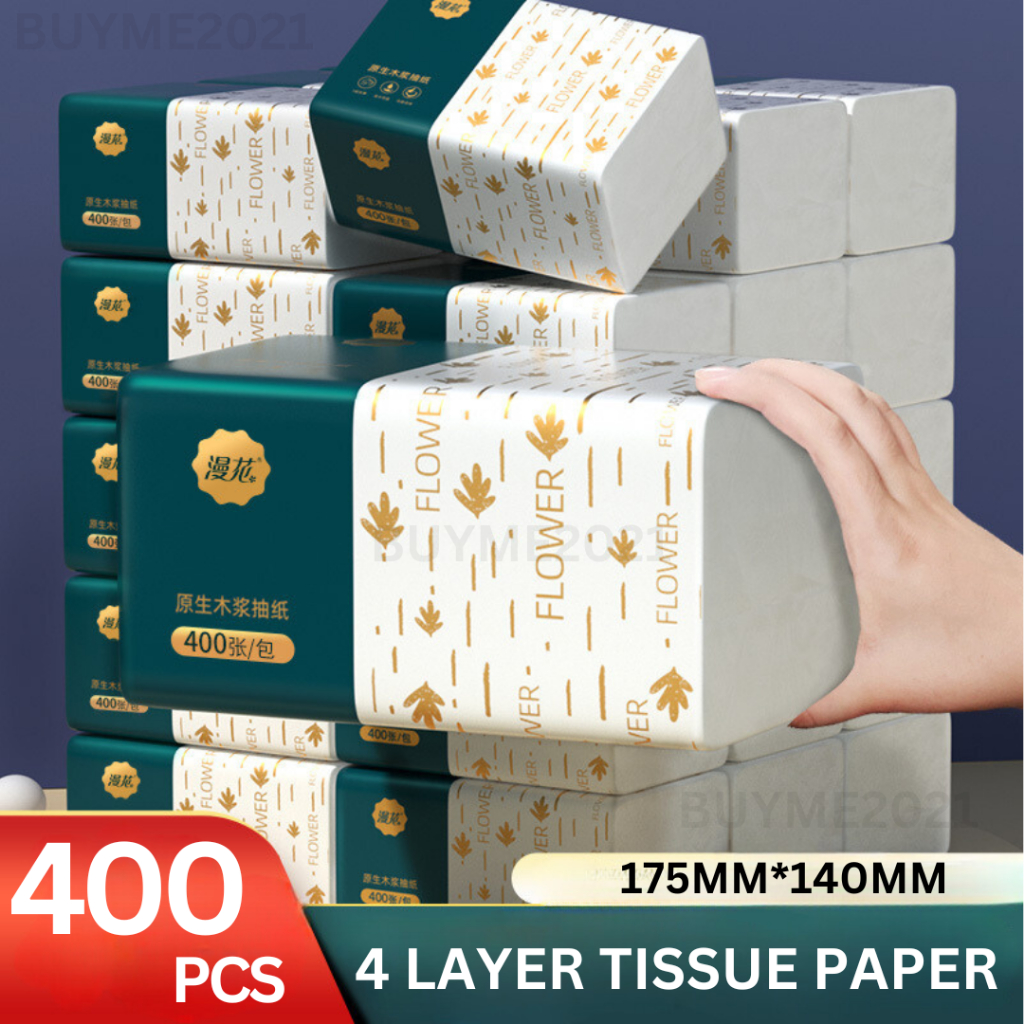 Tissue paper pumping paper 400 sheets large package napkin household ...