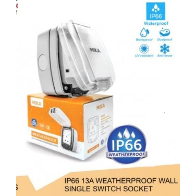 IP66 WEATHERPROOF SWITCHED SOCKET | Shopee Malaysia
