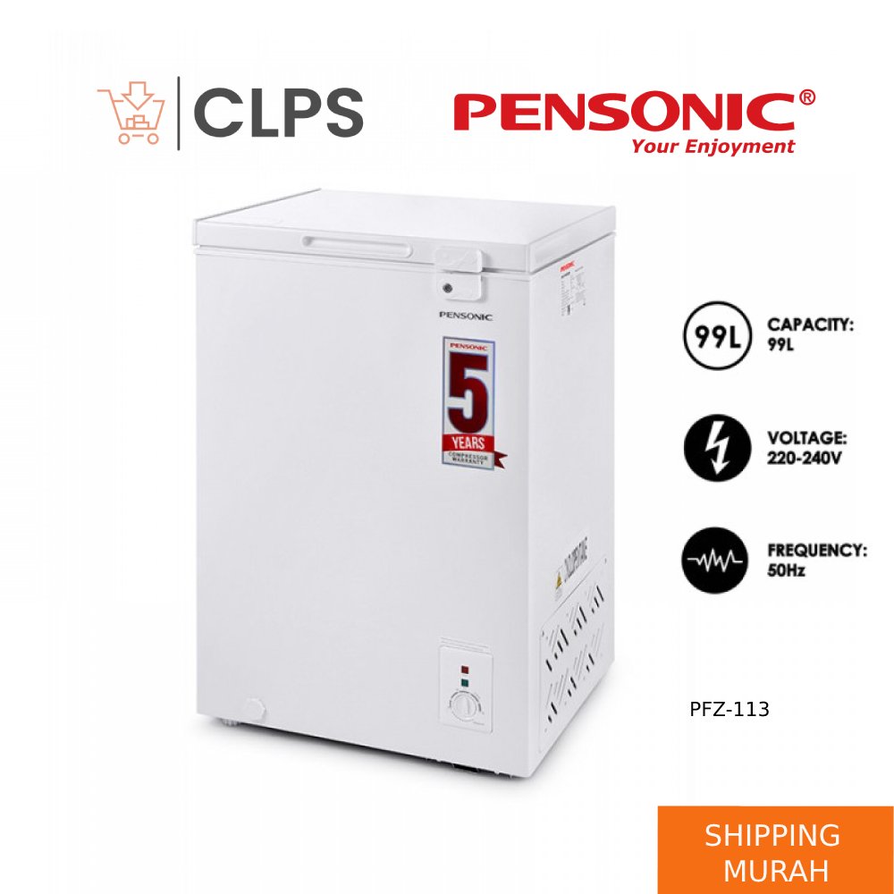 Pensonic PFZ-113 Chest Freezer PFZ113 | Shopee Malaysia
