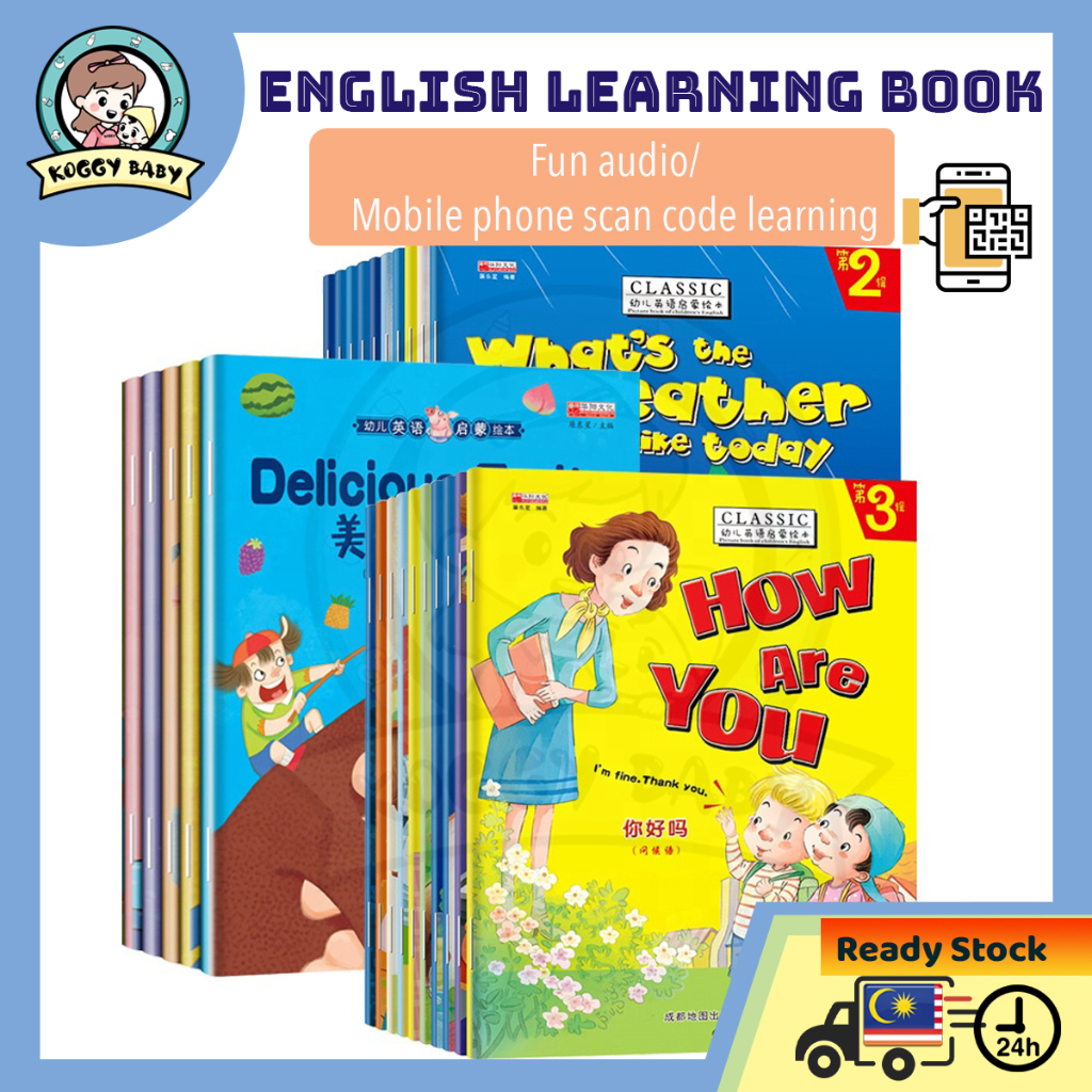 KOGGY (10 Books Per Set) Kids Early Learning Story Books Full Color ...