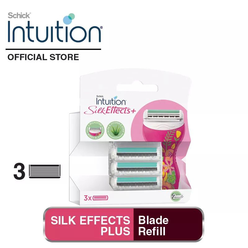 Schick Intuition Silk Effects Plus Women Shaving Kit | Refill Razor ...