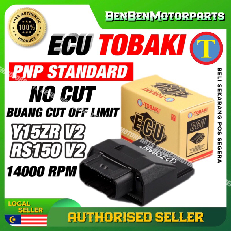 TOBAKI ECU No Cut Y15ZR RS150R PNP Standard | Y15 RS150 V2 Buang Cut ...