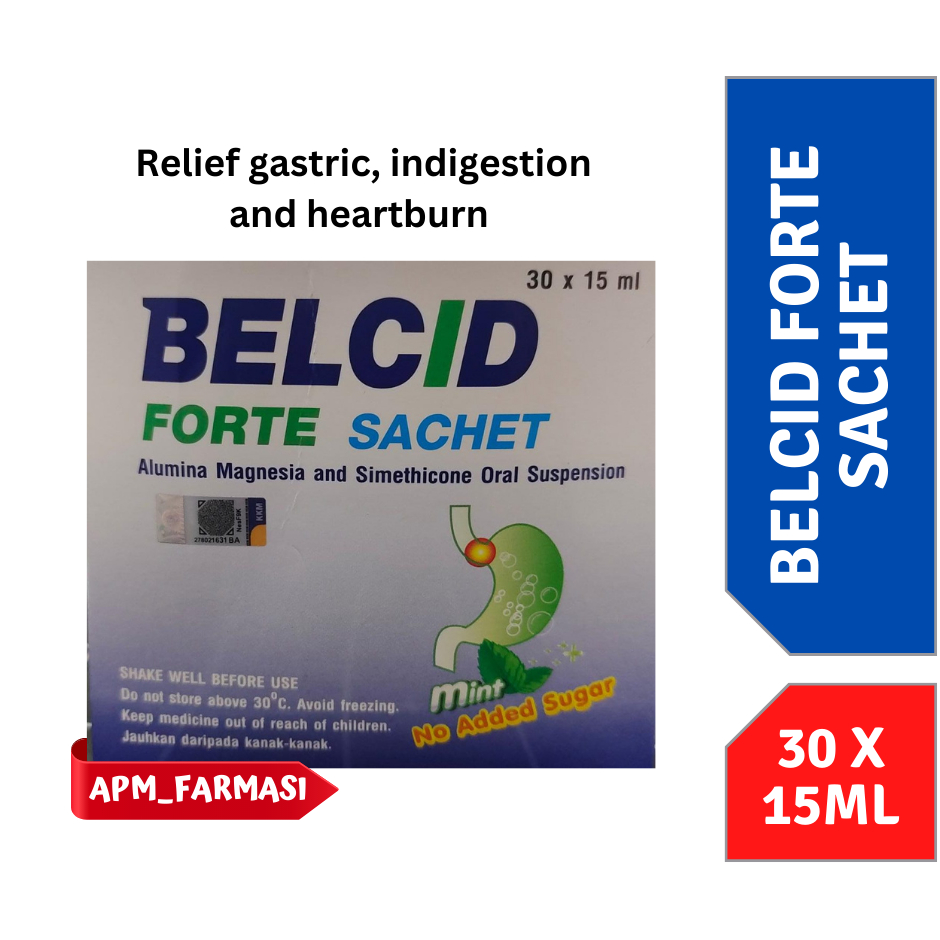 BELCID FORTE SACHET 30 SACHET X 15ML [MINT/ NO ADDED SUGAR] | Shopee ...