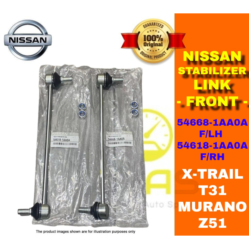 Nissan X-Trail T31 T32/Murano Z51/Teana J32 - Front Stabilizer Link / Absorber Link (54668-1AA0A ...