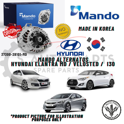 ALTERNATOR ASSY / GENERATOR ASSY - KIA FORTE 1.6 / SPECTRA 5 / ELANTRA ...