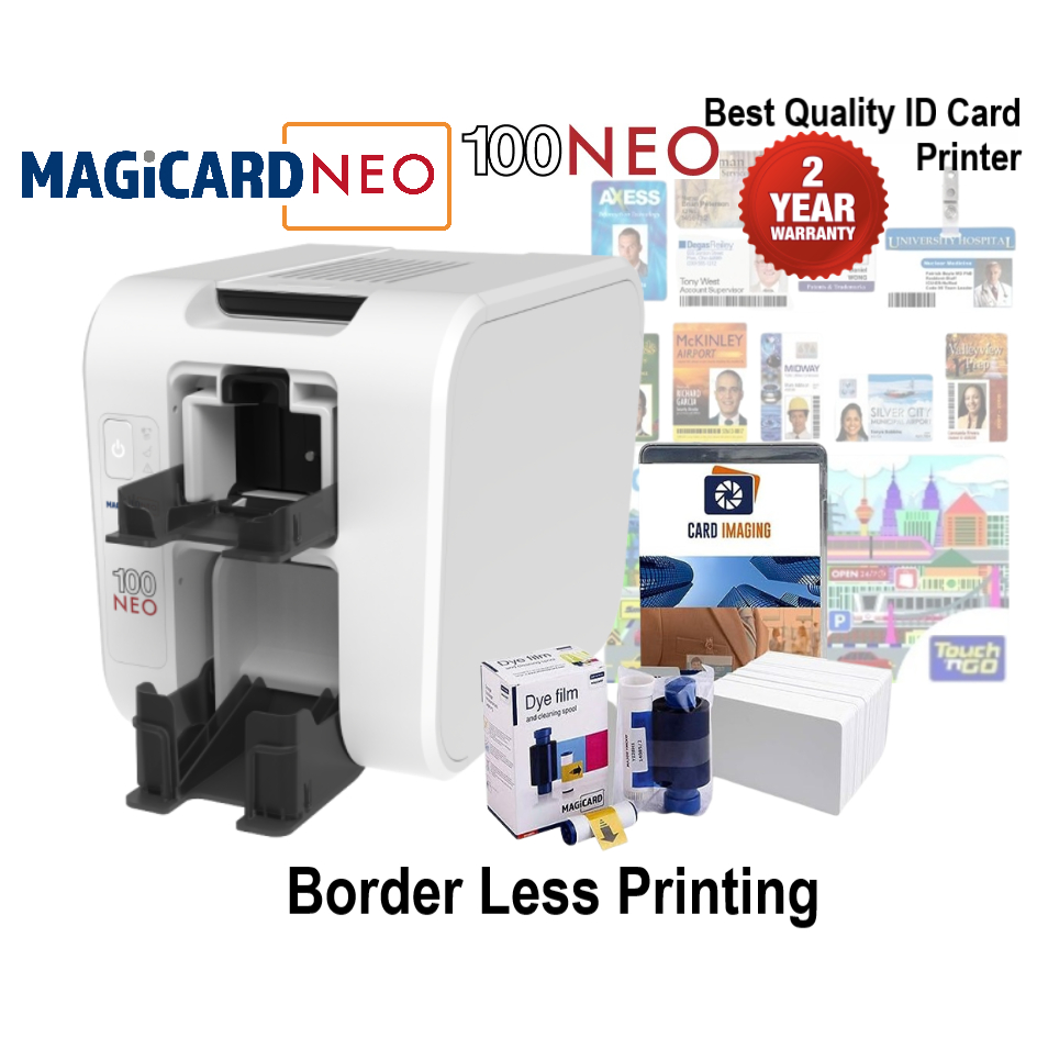 Magicard Neo100 The smallest, fastest, best quality ID card printer in ...