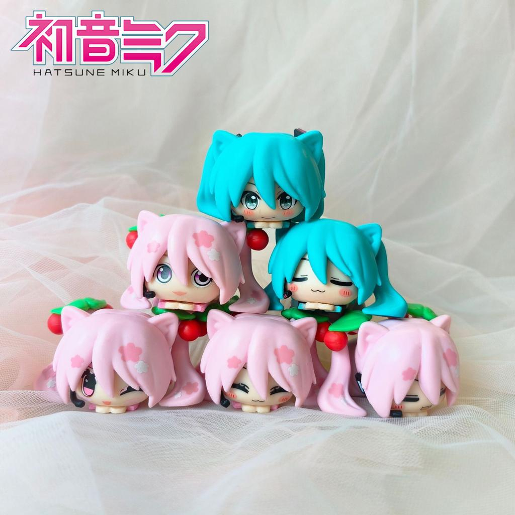 Hatsune Miku 初音ミクNeko Lying Hatsune Miku Chery Miku Mini Figure ...