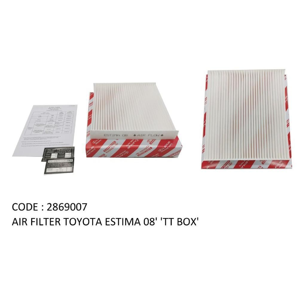 CABIN AIRCOND FILTER CARBON TOYOTA VIOS NCP93 ALTIS WISH CAMRY ACV40 ...