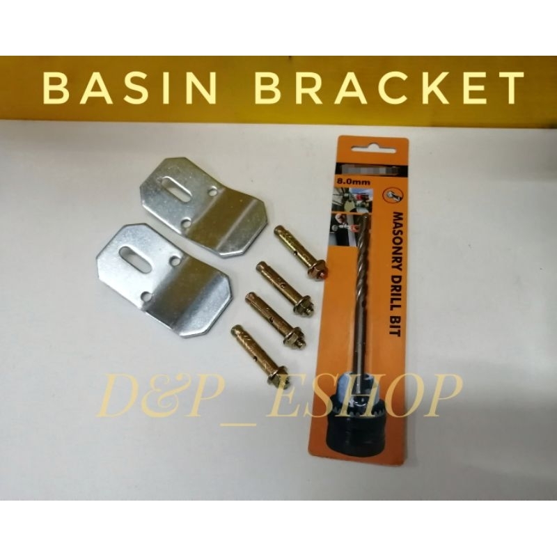 Basin Bracket Chrome Hang Wall Bracket | Shopee Malaysia