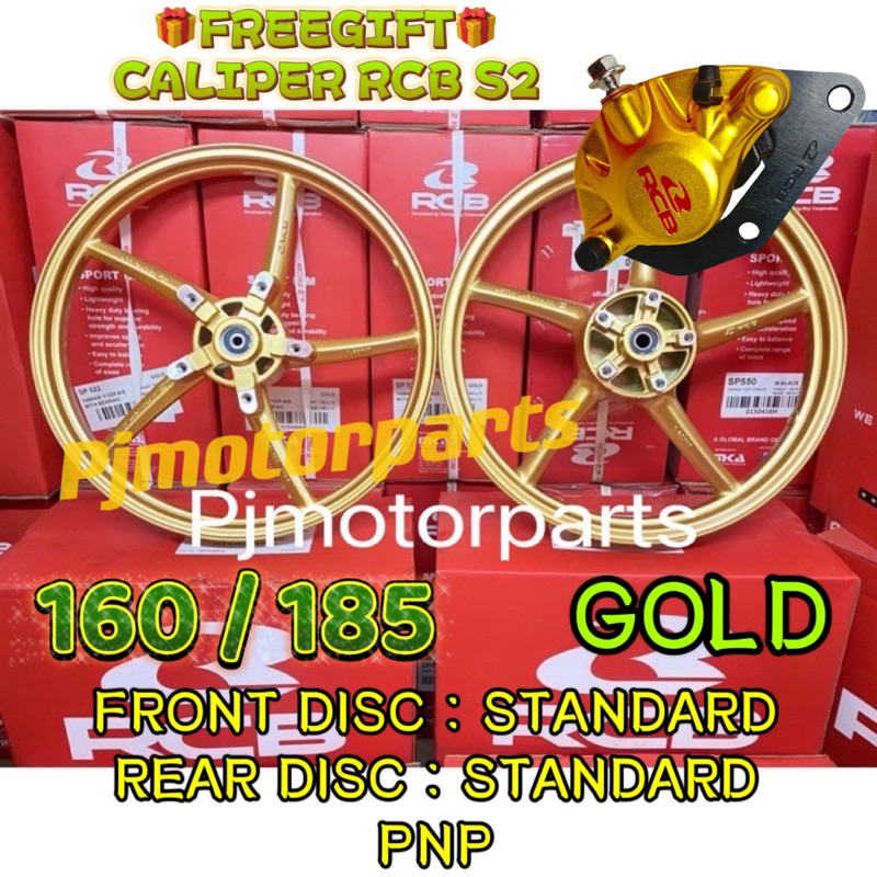 🎁FREEGIFT : CALIPER RCB S2🎁 YAMAHA Y16 Y16ZR Y15 Y15ZR V1 V2 (100% ...