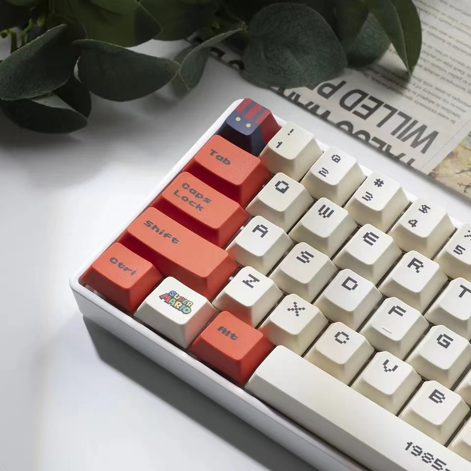 Super Mario Keycaps PBT Keycap Dye Sublimation Printing Mechanical ...