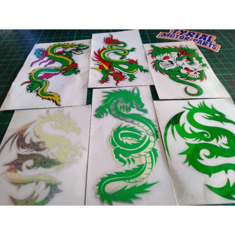 STICKERS NAGA STICKER DRAGON CUTTING PANTUL CAHAYA | Shopee Malaysia