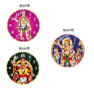 HINDU GOD WALL CLOCK/Jam Dinding Viral/Print Full Color/Trending Clock ...