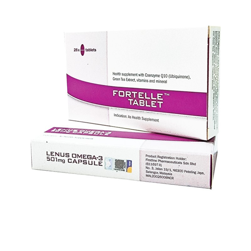 FORTELLE + OMEGA-3 (100% ORIGINAL) | Shopee Malaysia