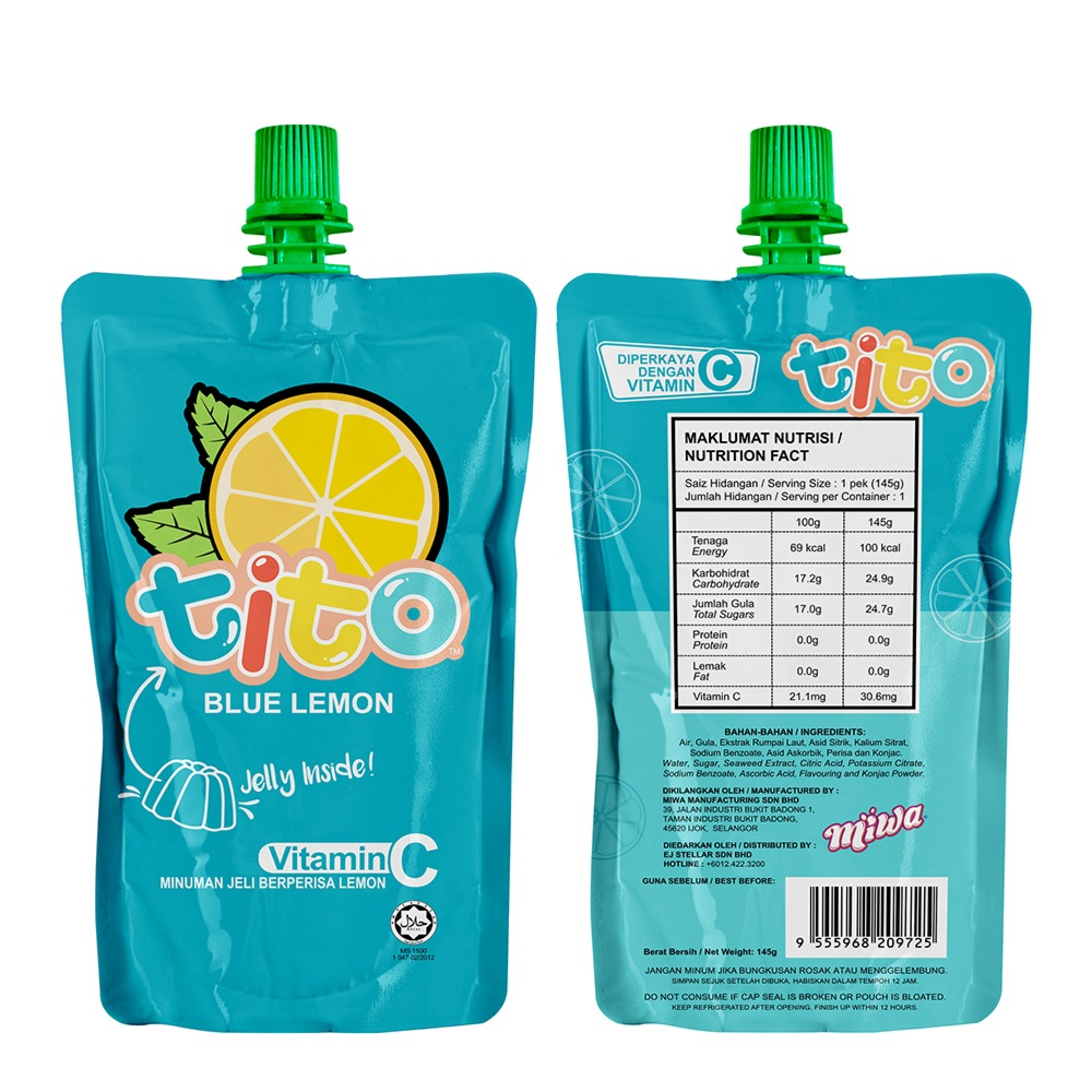 Miwa Tito Blue Lemon 145g | Shopee Malaysia