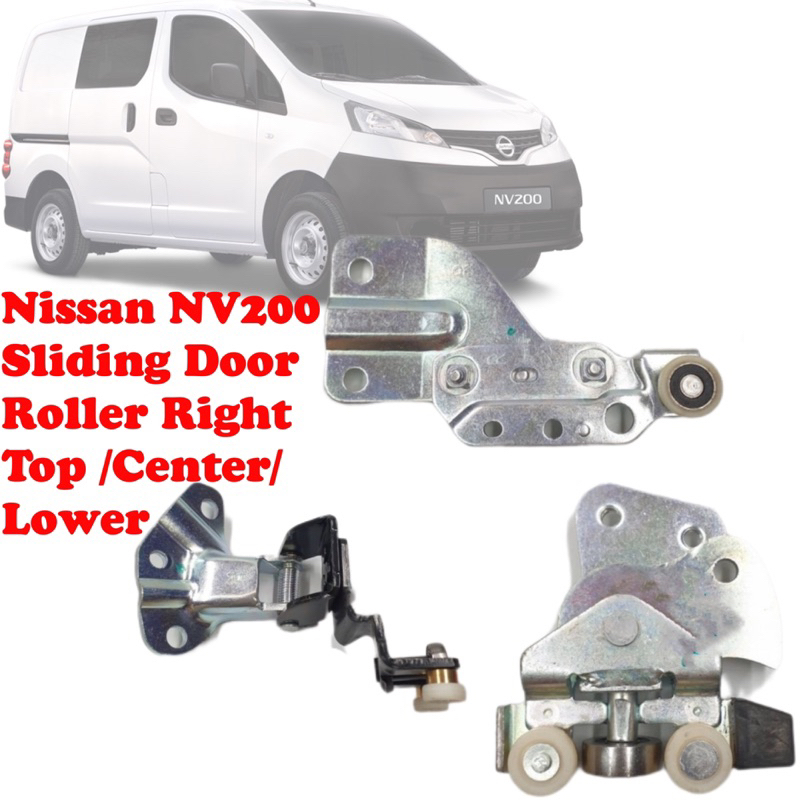 Nissan NV200 Sliding Door Roller Right Side New Top / Center / Lower ...