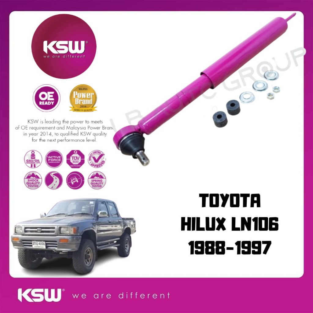 Toyota Hilux LN106 Ksw High Quality Steering Damper[Steering Absorber] | Shopee Malaysia