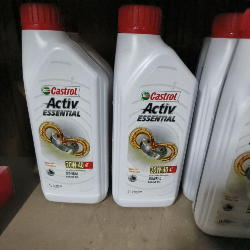 4T CASTROL 4T ACTIV ACTIVE SAE40 / GO 20W40/ ACTIV 20W40 / POWER1 10W40 ...