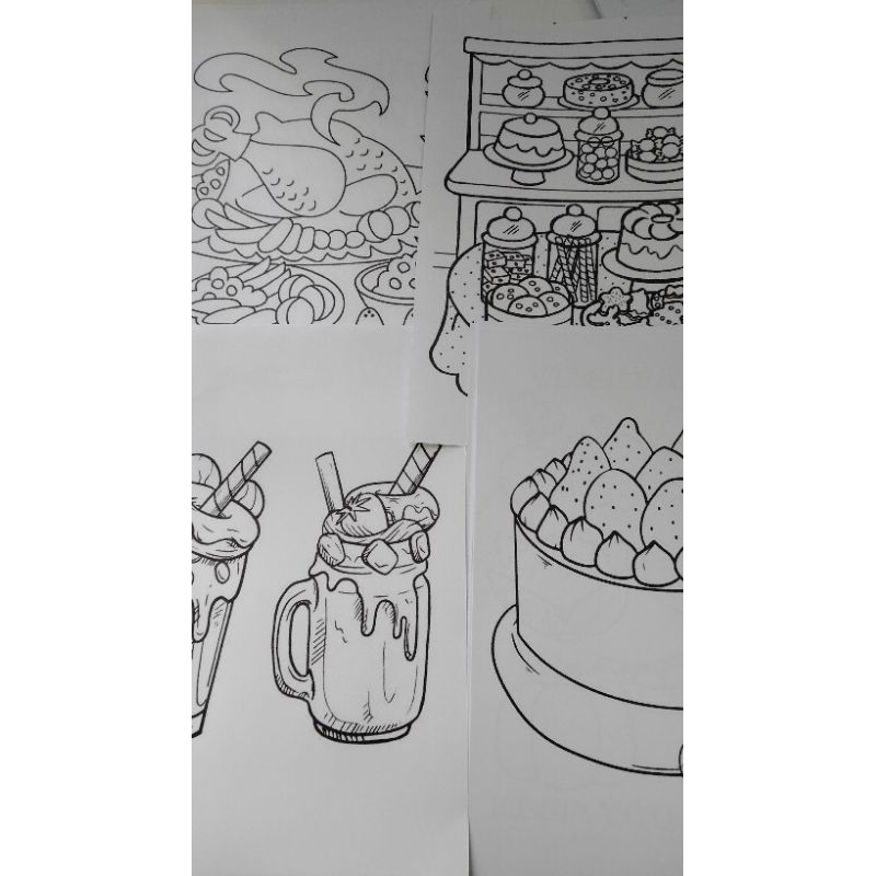 (PART 2 ) set warna 30pcs / colouring pages set warna cute | Shopee ...