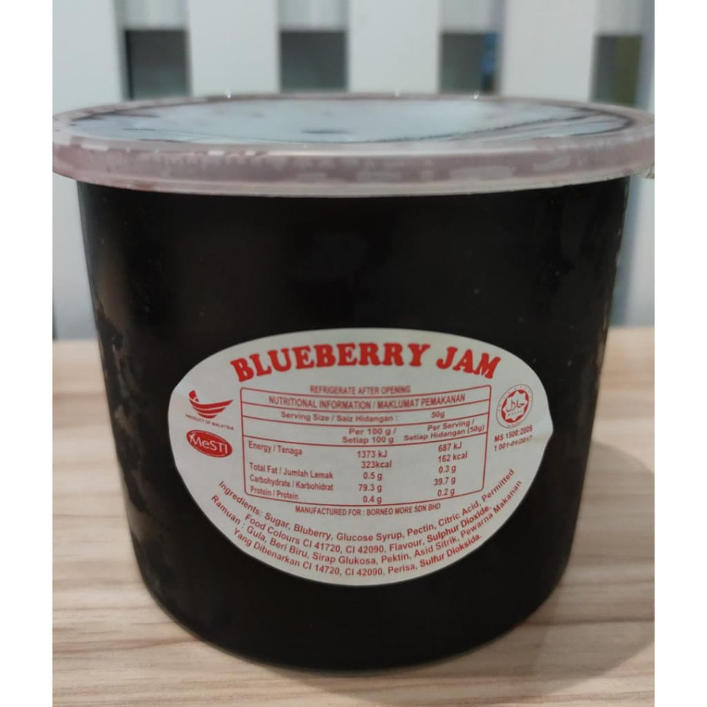 BLUEBERRY SPREAD JAM 2KG HALAL | Shopee Malaysia