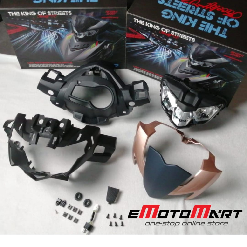 YAMAHA YSUKU CONVERT SET Y15ZR V1 CONVERT TO V2 HEAD LAMP COMPLETE SET ...