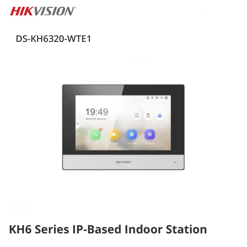 HIKVISION DS-KH6320-WTE1 KH6 Series IP-Based Indoor Station | Shopee Malaysia