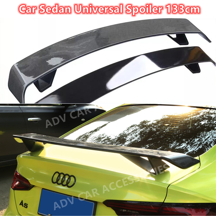 Car Sedan Universal Rear Spoiler Lip Extension Wing 133cm | Shopee Malaysia