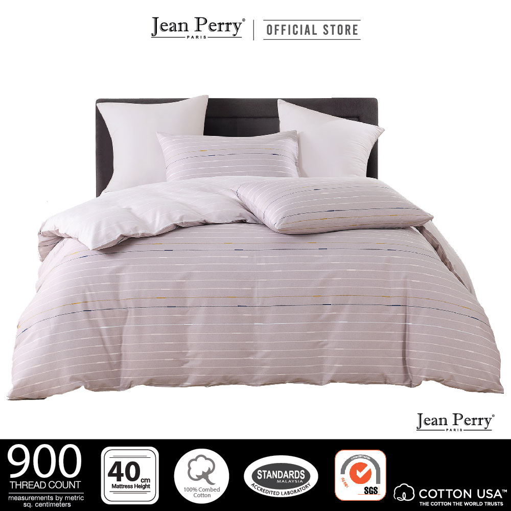 Jean Perry Herel Cotton KING Fitted Bedsheet Set (without Comforter ...