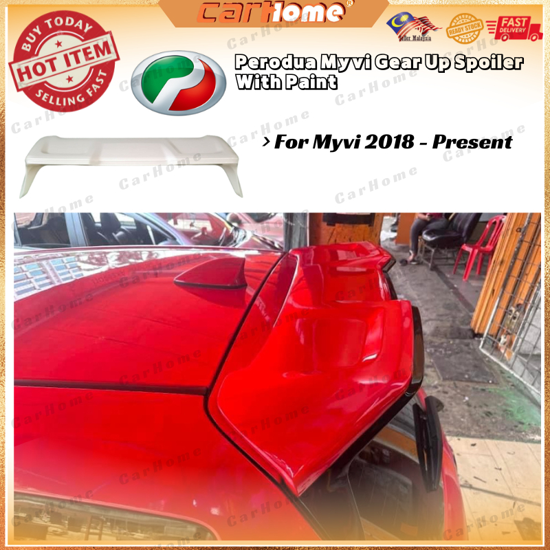 PERODUA MYVI GEN3 2022 GEAR UP ACE SPOILER ABS REAR SPOILER | Shopee ...