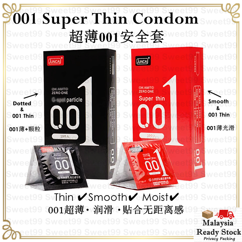 001 Super Thin Condom 001 kondom nipis 超薄安全套 Dotted condom 10pcs【Ready Stock】334 | Shopee Malaysia